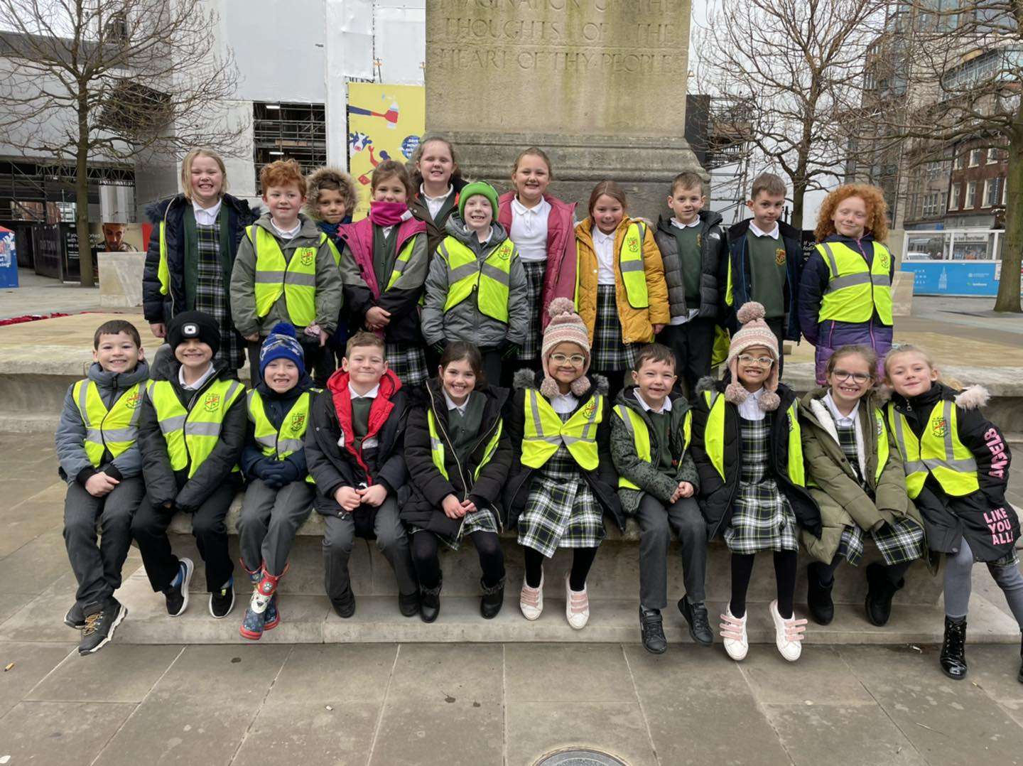 Year 3 Manchester city centre first ‘Butterfly’ moment of the year - St Mary's Catholic Primary ...