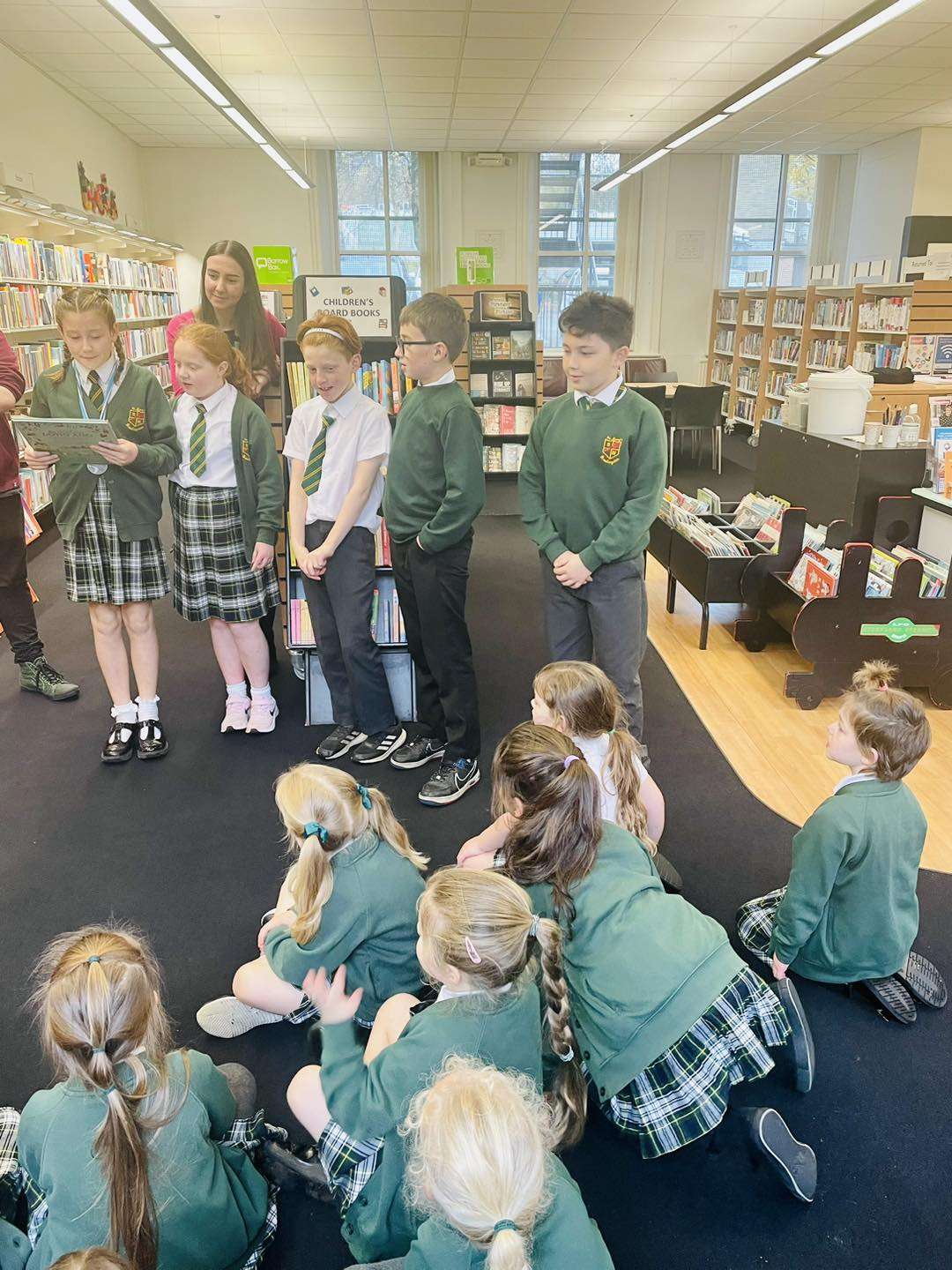 Reading Ambassadors visit to Haslingden Library for Y1 children. - St ...